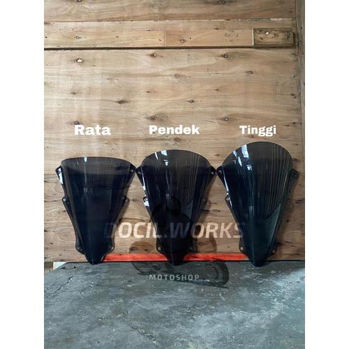 Jual Windshield Visor Kawasaki ZX25R by DocilWorks - Smoke, Rata - Kota ...