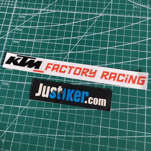 Jual Sticker KTM Factory Racing Logo - Jakarta Utara - Justiker | Tokopedia