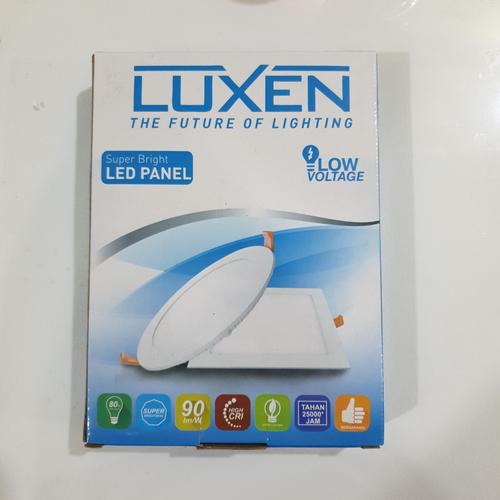 Jual LUXEN Led Panel Inbow Kotak/Bulat 6Watt Downlight - Kota Bekasi ...