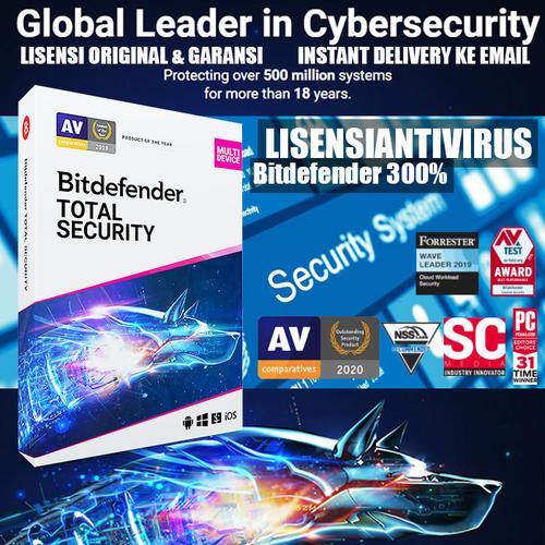 Jual Bitdefender Total Security 2021 New Edition 10 Devices Multiple ...