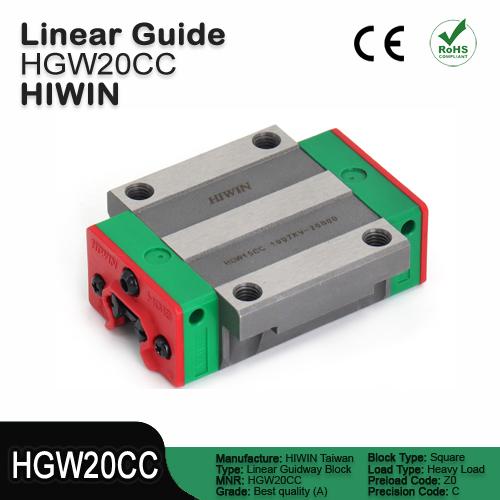 Promo HGW20CC Linear guide block - Original Hiwin Taiwan - HGW20CC-ZA ...