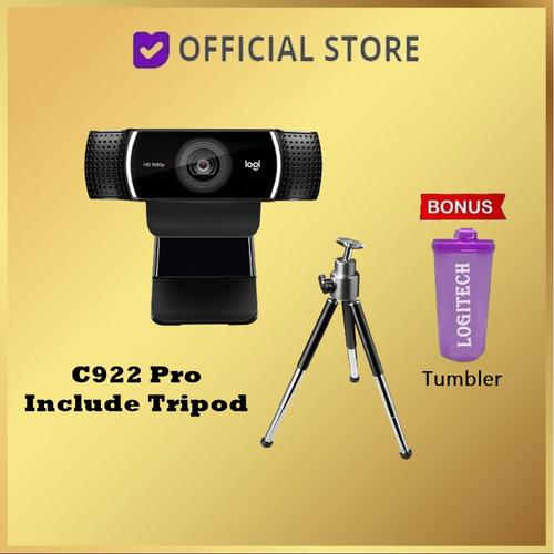 Promo Logitech C922 PRO STREAM Webcam Background Replacement + Tripod ...
