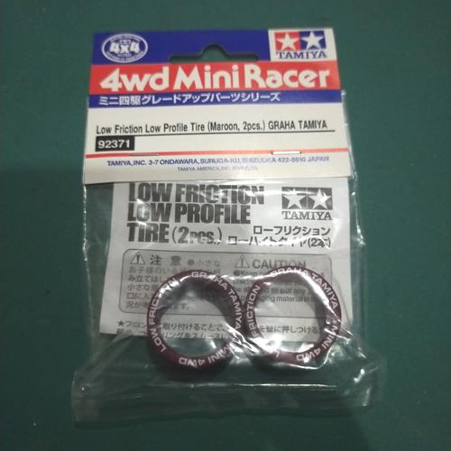 Jual Tamiya Low Friction profile Tire (Maroon) GRAHA TAMIYA - Jakarta ...