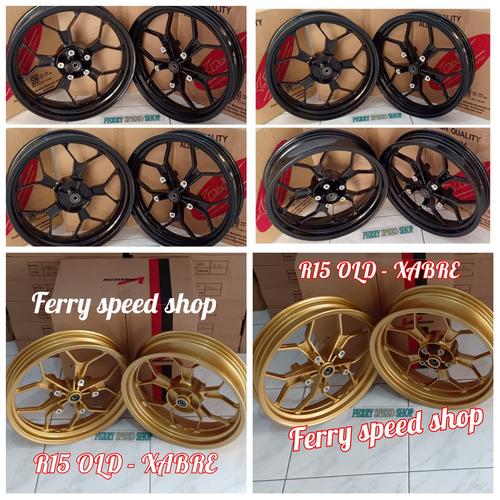 Jual VELG PELEK RACING V ROSSI SPRINT RATTLE R15 OLD V2 XABRE 300 ...