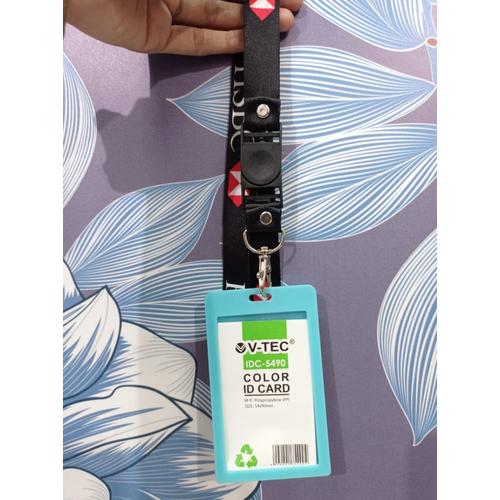 Jual Name Tag/Tempat Id Card Holder Biru/Name Tag Id Card - Kota ...