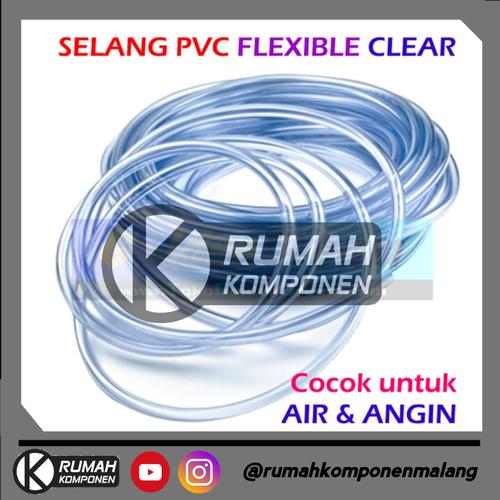 Jual selang bening 1/4 pvc clear untuk pompa air mini pump hisap ...