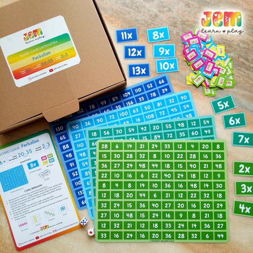 Jual JEM Learn & Play - Board Game Matematika - Perkalian - Jakarta ...