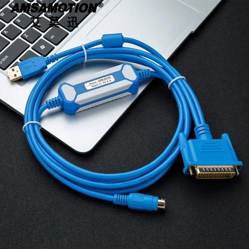 Jual Kabel Plc Mitsubishi USB-SC09 Buat Melsec Plc -FX&A series Biru ...