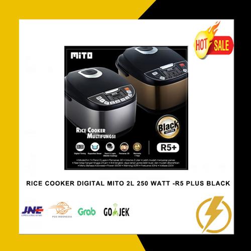 Jual RICE COOKER DIGITAL MITO 2 LITER 250 WATT - R5 PLUS BLACK EDITION ...