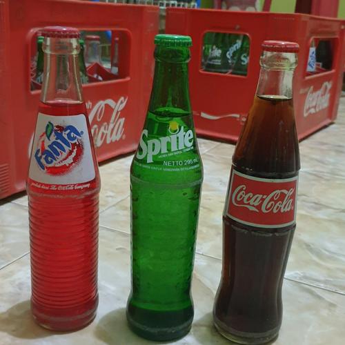 Jual Botol Minuman Coca Cola Kaca Beling Jadul || CocaCola 295ml - Kab ...