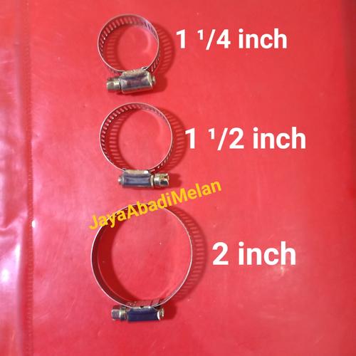 Jual Klaim claim selang hose clamp stainless - 2 inch - Kab. Karawang ...