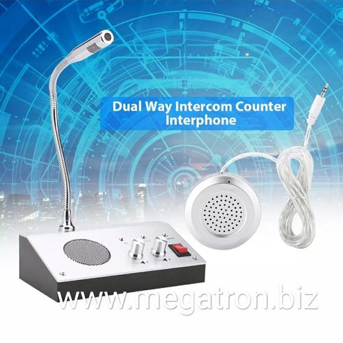 Jual Mic Loket / Windows Intercom - Interphone 2 arah - Loket Tiket ...