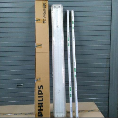 Jual PHILIPS WATERPROOF 2X36 WATT LED 2X16W TCW060 LAMPU PHILIPS TL ...