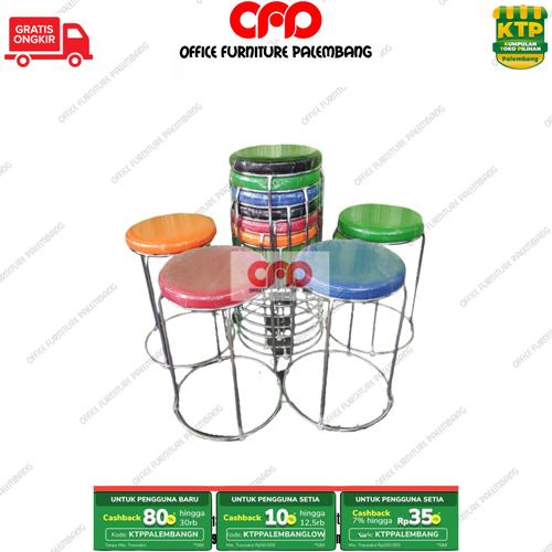 Jual kursi counter kursi lab kursi basso oreo 01 - Hitam - Kota ...