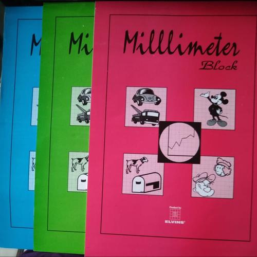 Jual Buku Milimeter Blok Folio / F4 Kertas MiliMeter Block Buku Sketsa ...