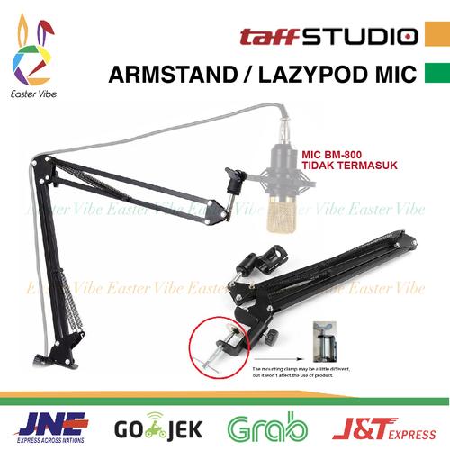 Jual TaffSTUDIO ARMSTAND ARM STAND MIC SUSPENSI LAZYPOD MICROPHONE - NB ...