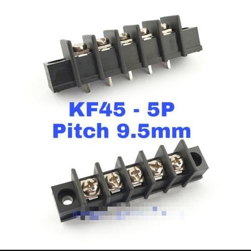 Jual terminal blok hitam block hitam kf45 kf-45 5p 5pin 5kaki 5 p ...