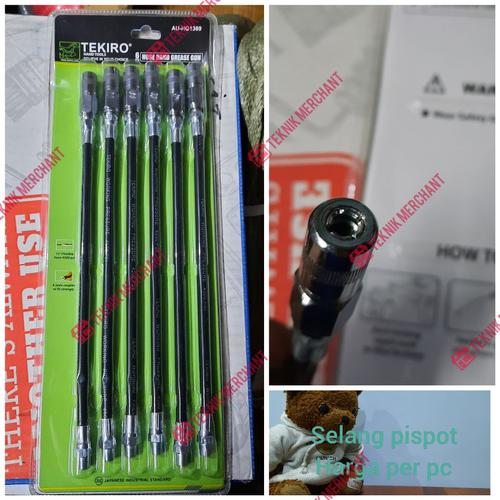 Jual Selang Pompa Oli TEKIRO Selang Gemuk Hose Hand Grease Gun PISPOT ...