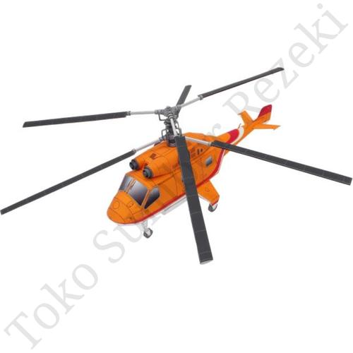 Jual Twin Rotor Helicopter 3D Paper Craft Helikopter Papercraft Pesawat ...