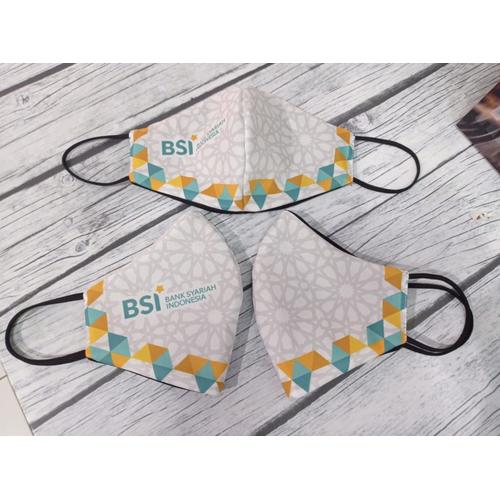 Jual Masker Custom BSI Bank Syariah Indonesia Full Design Custom ...