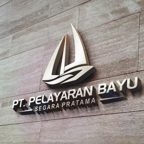 Jual Logo dan Huruf Timbul Acrylic PT. PELAYARAN BAYU - Kota Bekasi ...