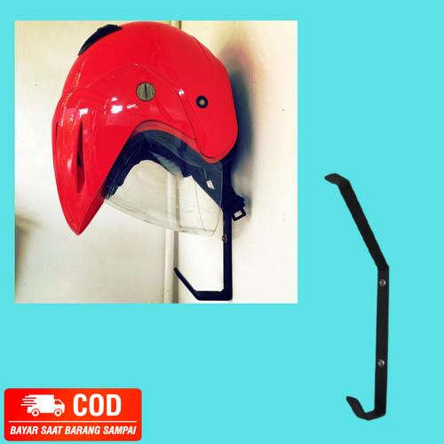 Jual Tempat Helm Gantung Tempel Dinding / Rak Helem Serbaguna Bahan ...