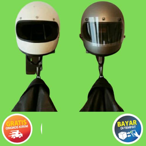 Jual Tempat Helm Gantung Dinding Gantungan Helm Dinding Besi Rak Helm ...
