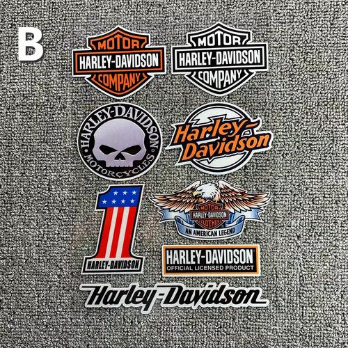 Jual sticker reflektif decal motif Harley-Davidson motor - B - Kota ...