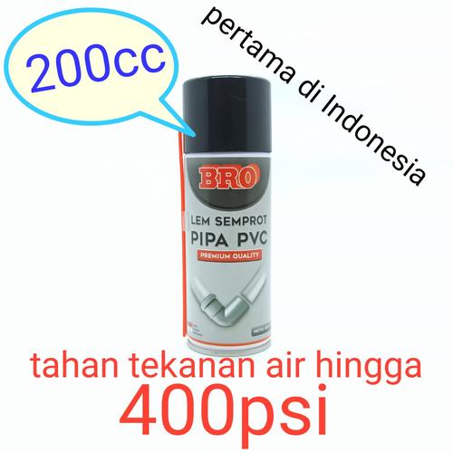 Jual lem pipa pvc semprot BRO aerosol 200cc - Kab. Tangerang ...