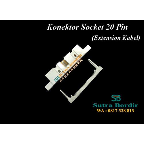 Jual Socket IDE 20 pin Socket Extension Kabel 20pin PCB Kepala PCB ...