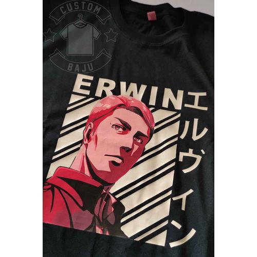 Jual Kaos Erwin Smith Anime Shingeki no Kyojin Attack on Titan 215 - S ...