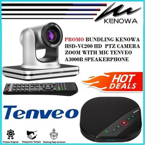 Jual KENOWA PTZ CAMERA HSD-VC200 ZOOM WITH CONFERENCE MIC TENVEO A3000B ...