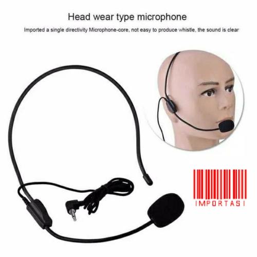 Jual Microphone Handsfree 3.5mm Model Host Pembawa Acara & Call Center ...
