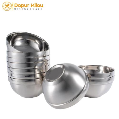 Jual Mangkok Stainless 2 lapis Anti Panas 12cm - HM12 - Jakarta Barat ...