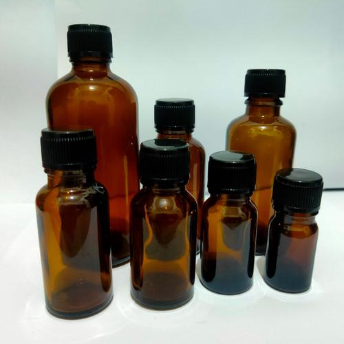 Jual Botol kaca tutup ulir/ botol essentials oil amber 5ml-100ml ...