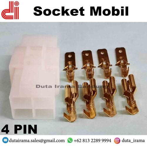 Jual Socket kabel 4 pin socket mobil plus skun - Kota Bandung - Duta ...