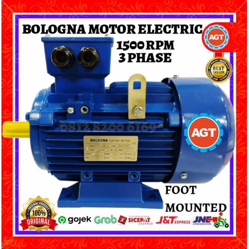 Jual BOLOGNA 3HP/2.2KW/4POLE/B3 FRAME 100L1-4 MOTOR 3PHASE - READY ...