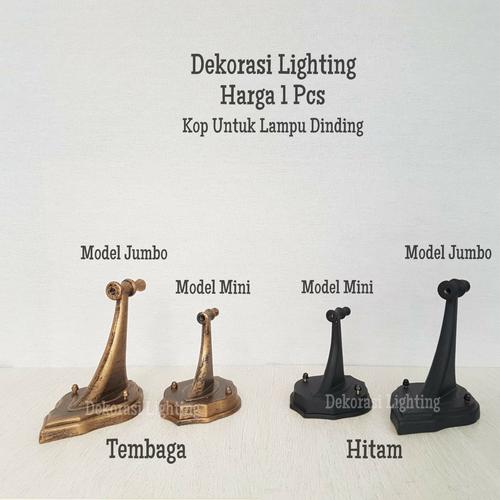 Jual kop untuk lampu dinding hitam tembaga - Jumbo Hitam - Jakarta ...