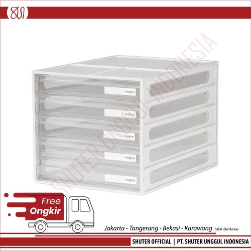 Jual DD-105P DD-1205 SHUTER FILING CABINET ORGANIZER PLASTIK A4 - Putih ...