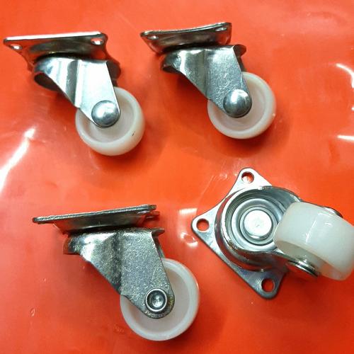 Jual roda troli nilon 1inch hidup/ roda kecil nilon 1" putar - Jakarta ...