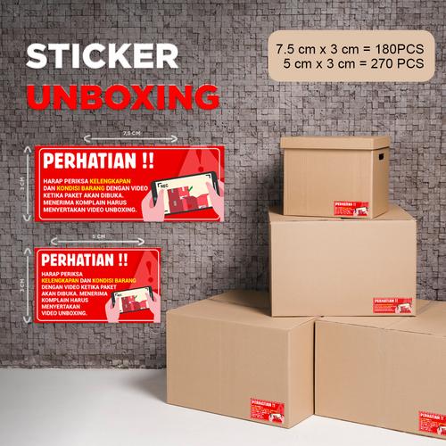 Jual Sticker Unboxing - Kota Medan - Marvelously Custom | Tokopedia