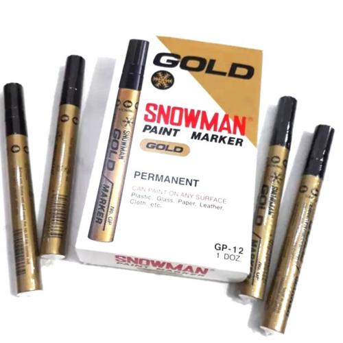 Jual Spidol paint marker permanen Snowman Gold - Jakarta Selatan ...