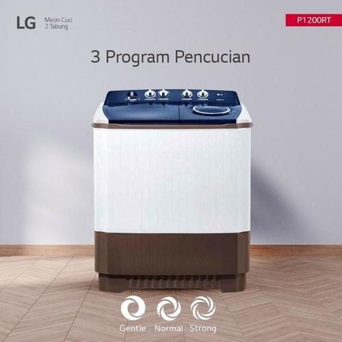 Jual MESIN CUCI LG 12KG P1200RT MANUAL 2 tabung batam only - Kota Batam ...