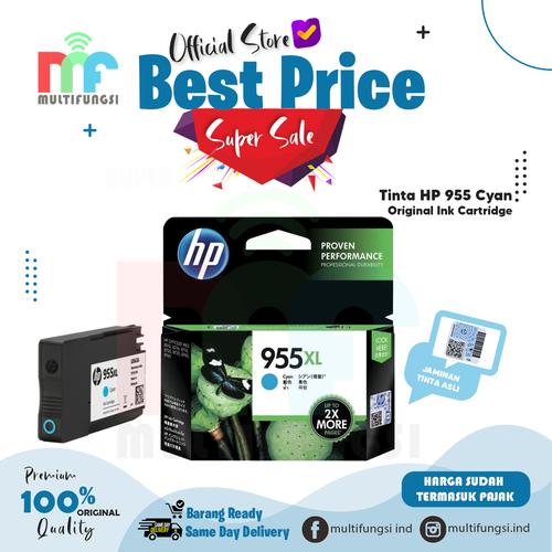 Jual Tinta HP 955XL Cyan 100% Original Ink Cartridge / Colour / Color ...