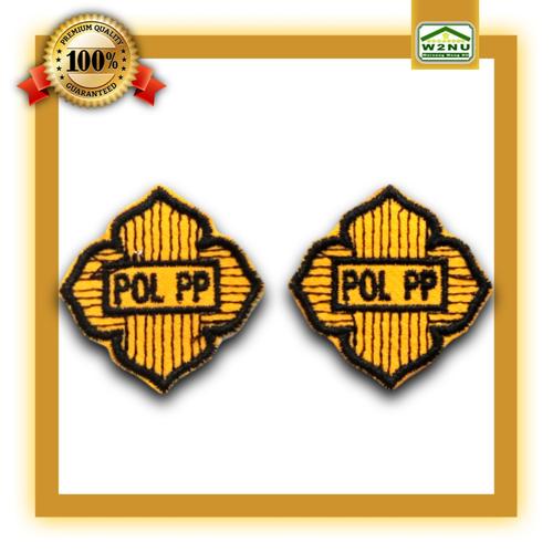 Jual LOGO BORDIR ATRIBUT MONOGRAM KERAH POLPP SATPAM HANSIP LINMAS ...