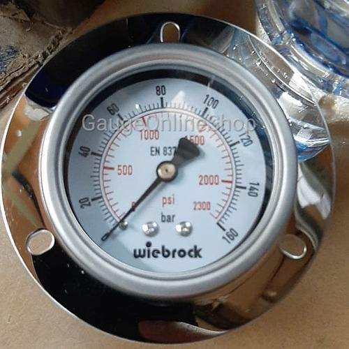 Jual Pressure Gauge Model Payung 2 1/2" x 160 Bar SS Brass HC Wiebrock - Jakarta Barat ...
