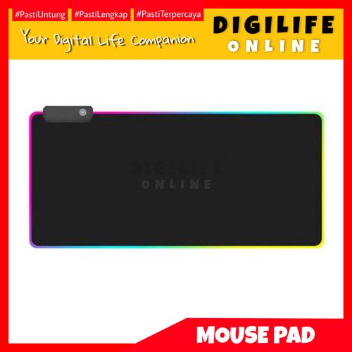 Jual MOUSE PAD Gaming RGB LED 30 x 78 x 0,4 cm - Alas Tatakan Keyboard ...