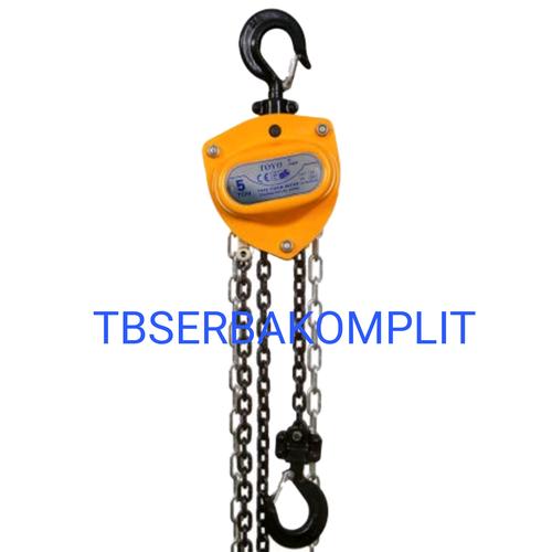 Jual Toyo Tackle Chain Blok 2 Ton x 5 Meter Lever Blok Katrol Kerekan ...