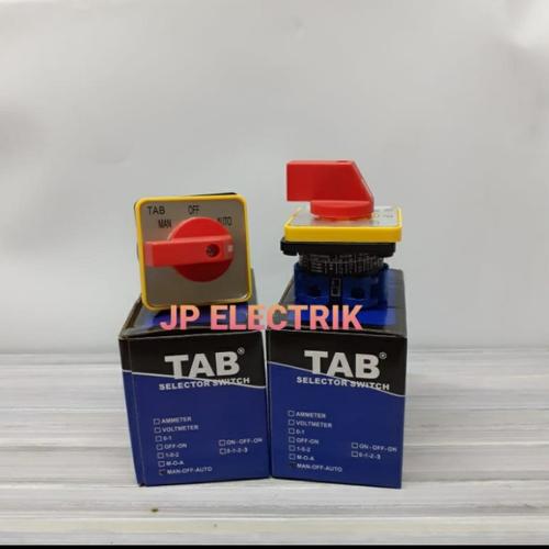 Jual Selector Switch 3 Posisi 1 Pole Plate Man-Off-Auto SA16-3-1 ...