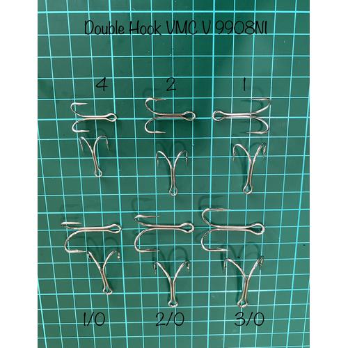 Jual Double Hook VMC V 9908NI Per 100pcs - 100pc Sze 1/0NI - Kab. Hulu ...
